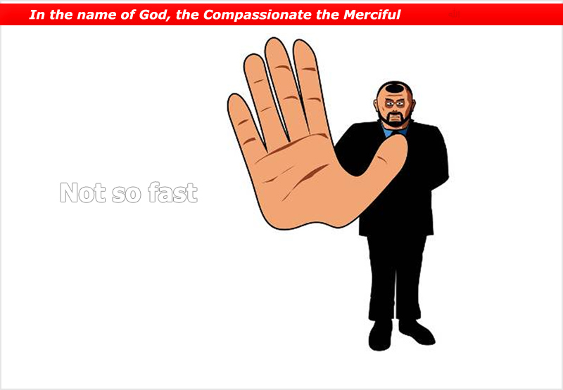 ترجمه Not so fast چیست؟ - تالار زبانشناس